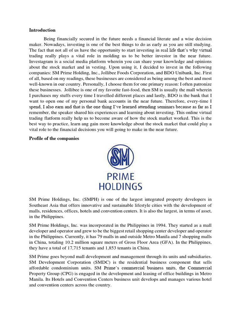 Investment Pota | PDF