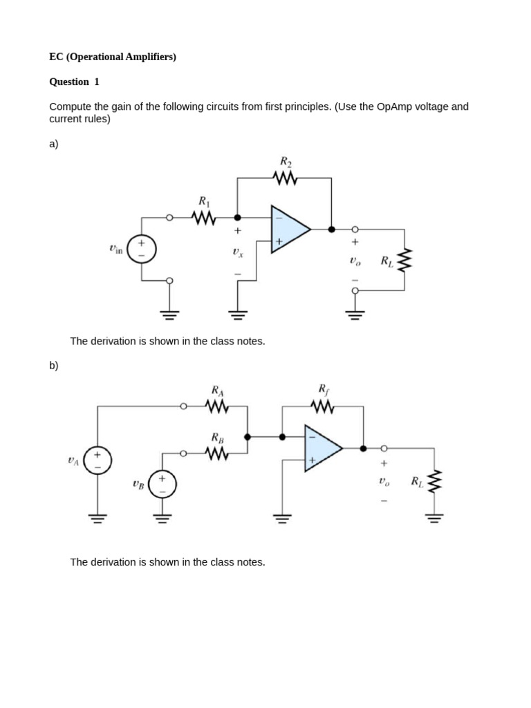 EC Tutorial 3 Solutions | PDF