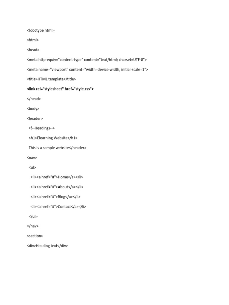 Web Template CSS | PDF | Computer File Formats | Publishing