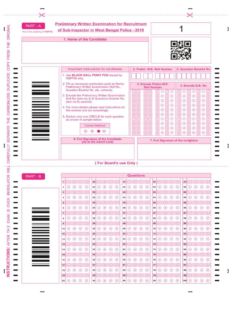 Omr (PDF) (A4) | PDF