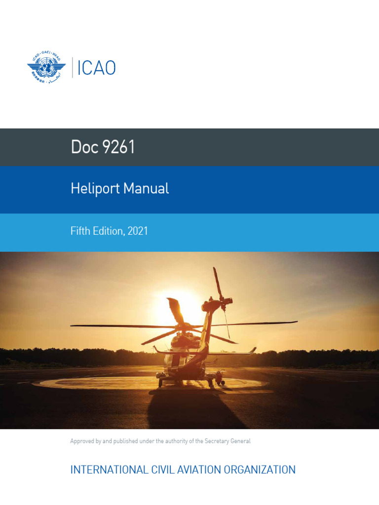 ICAO Doc 9261 - Heliport Manual - 5TH Edition | PDF