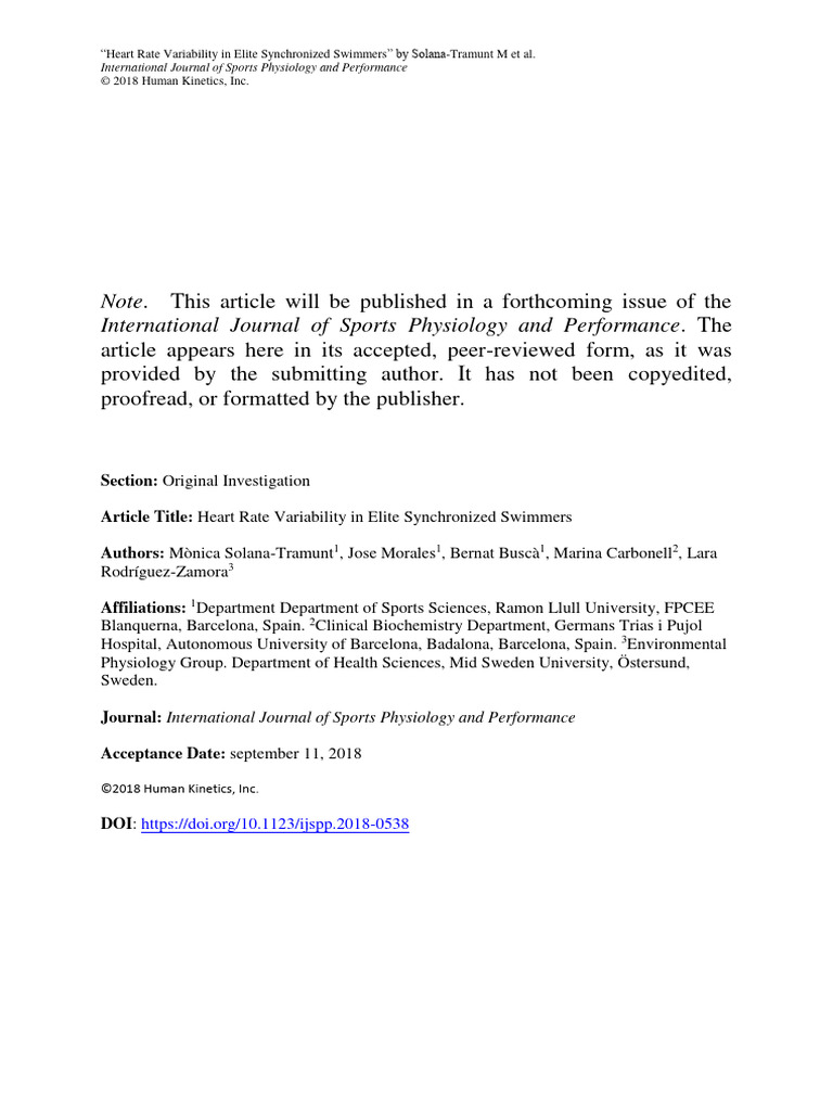 Note. This Article Will Be Published in A Forthcoming Issue of The International Journal of ...
