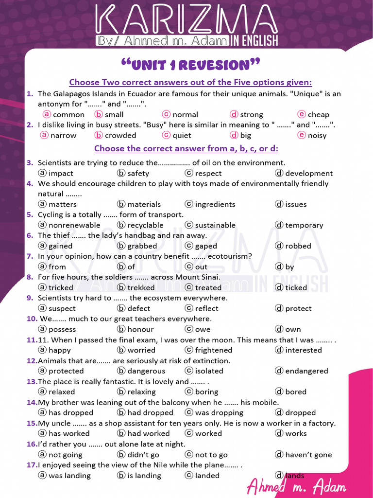 1st Secondary LONGMAN 1-2 | PDF