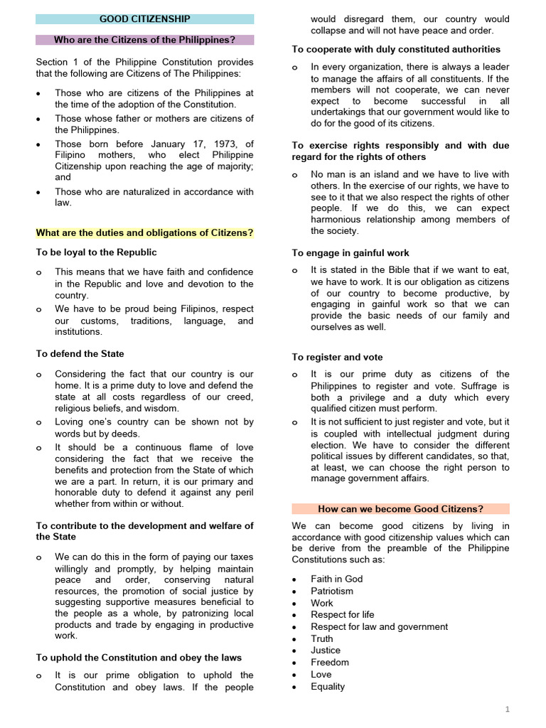 NSTP - Civil Welfare Training Service 1 | PDF