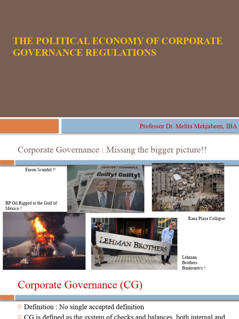 Module 4 - Part 2 - The Political Economy of CG-Siddiqui | PDF | Finance & Money Management