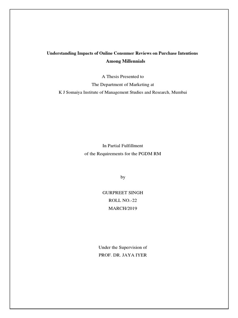 Gurpreet Singh - RM - MasterThesis | PDF