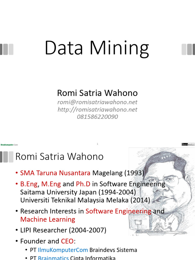 Pengenalan Data Mining dan Aplikasinya | PDF | Teknologi & Rekayasa