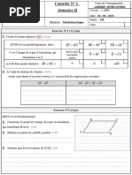 Exercices d'équations 1AC corrigés | PDF