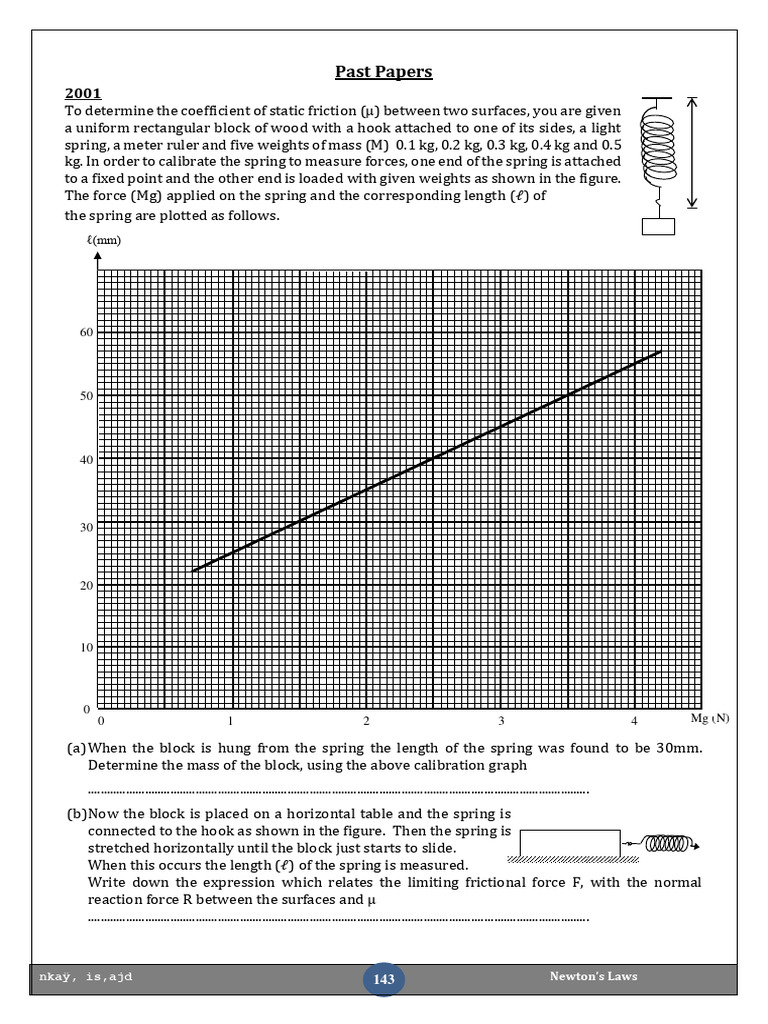 Newtonlaw Past Papers | Download Free PDF | Force | Collision