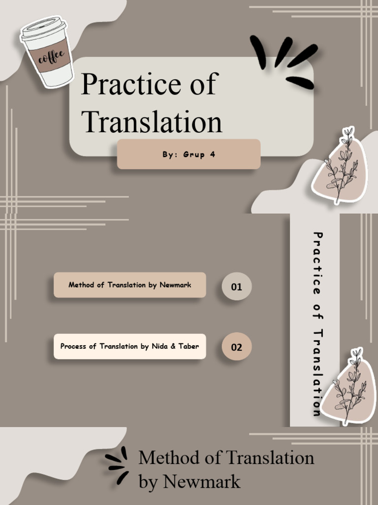 Translation Methods by Newmark & Nida | PDF | Language Arts & Discipline