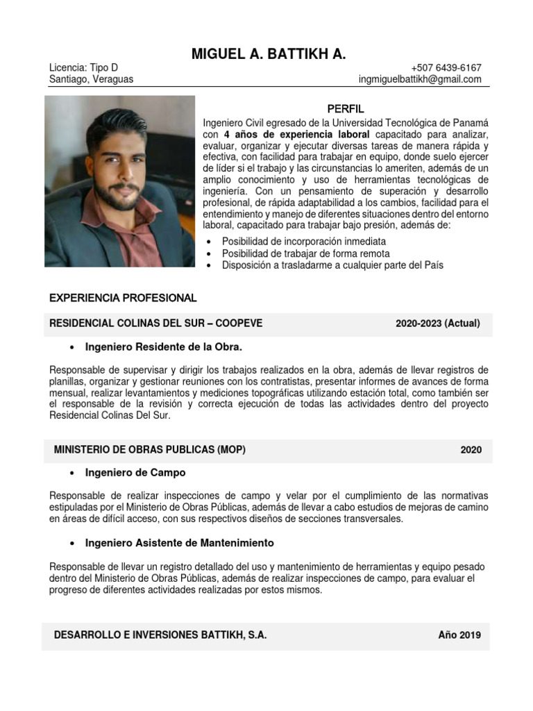 CV MB 2023 | PDF | Tecnología