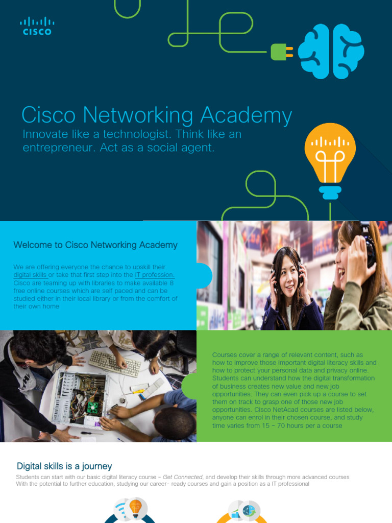 Cisco Networking Academy Course Information | PDF | Computer Security ...