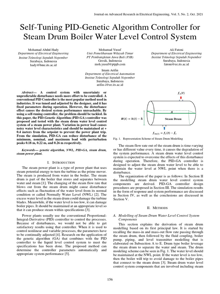 Self Tuning PID Genetic Algorithm Contro | PDF