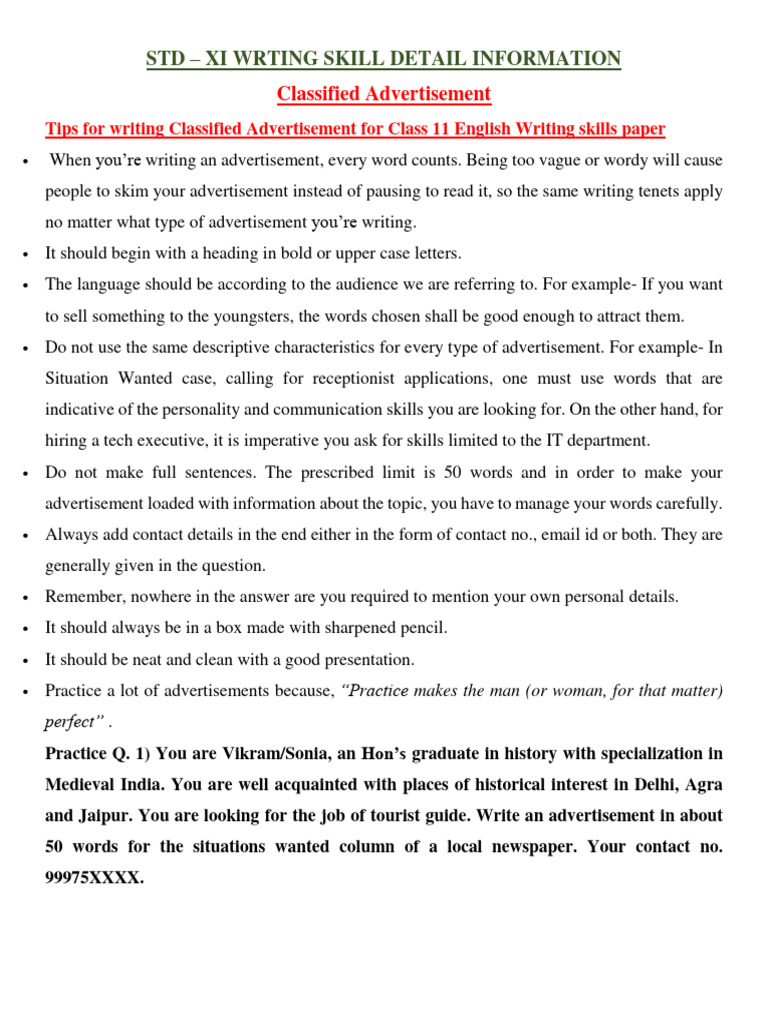 WRITING SKILL FORMAT | PDF | Social Media | Popular Culture & Media Studies