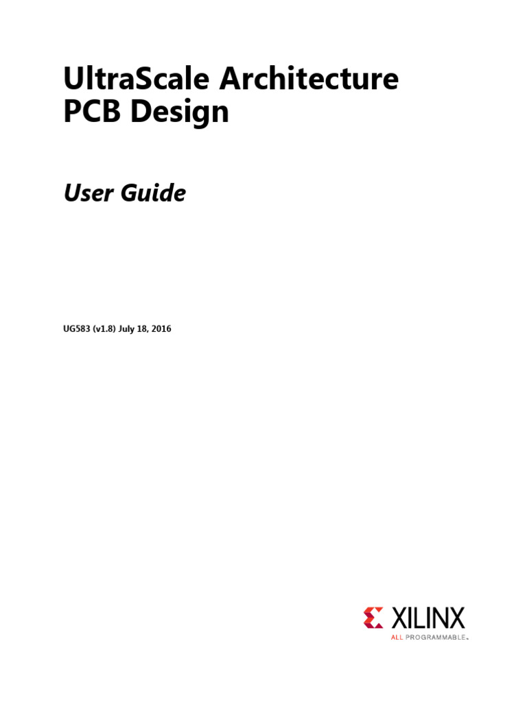 LPDDR4 Ug583 Ultrascale Pcb Design | PDF | Computer Data | Electronic Engineering