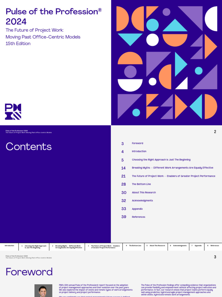 PMI Pulse of The Profession 2024 Report | PDF | Agile Software ...