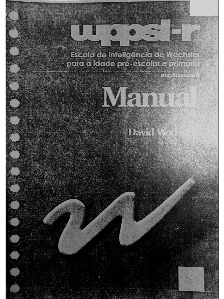 Manual Wppsi R | PDF