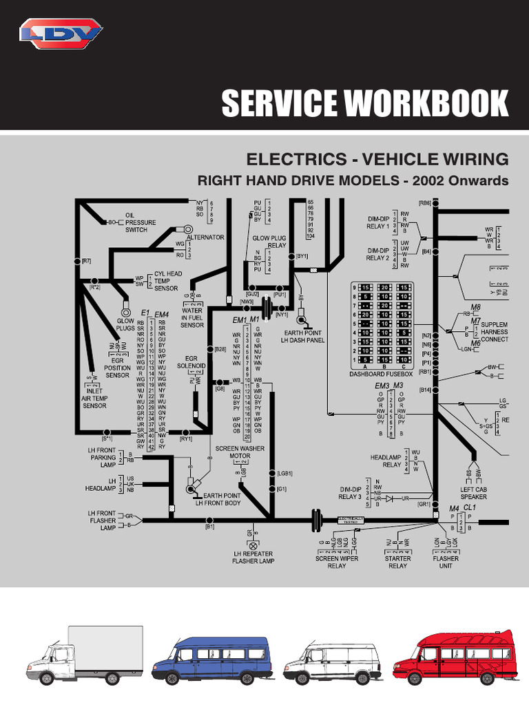 Electrics - Vehicle Wiring Right-Hand Drive Models 2002 Onwards | PDF
