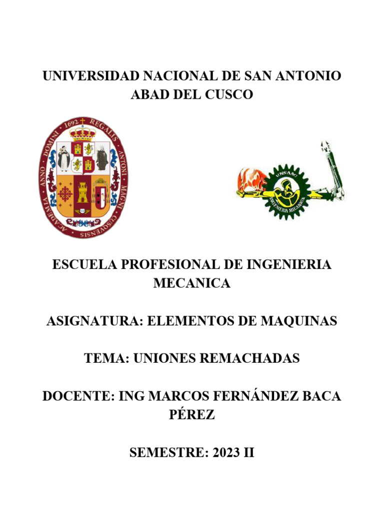 Uniones Con Remaches | PDF