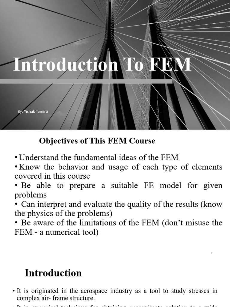 Introduction To FEM | PDF