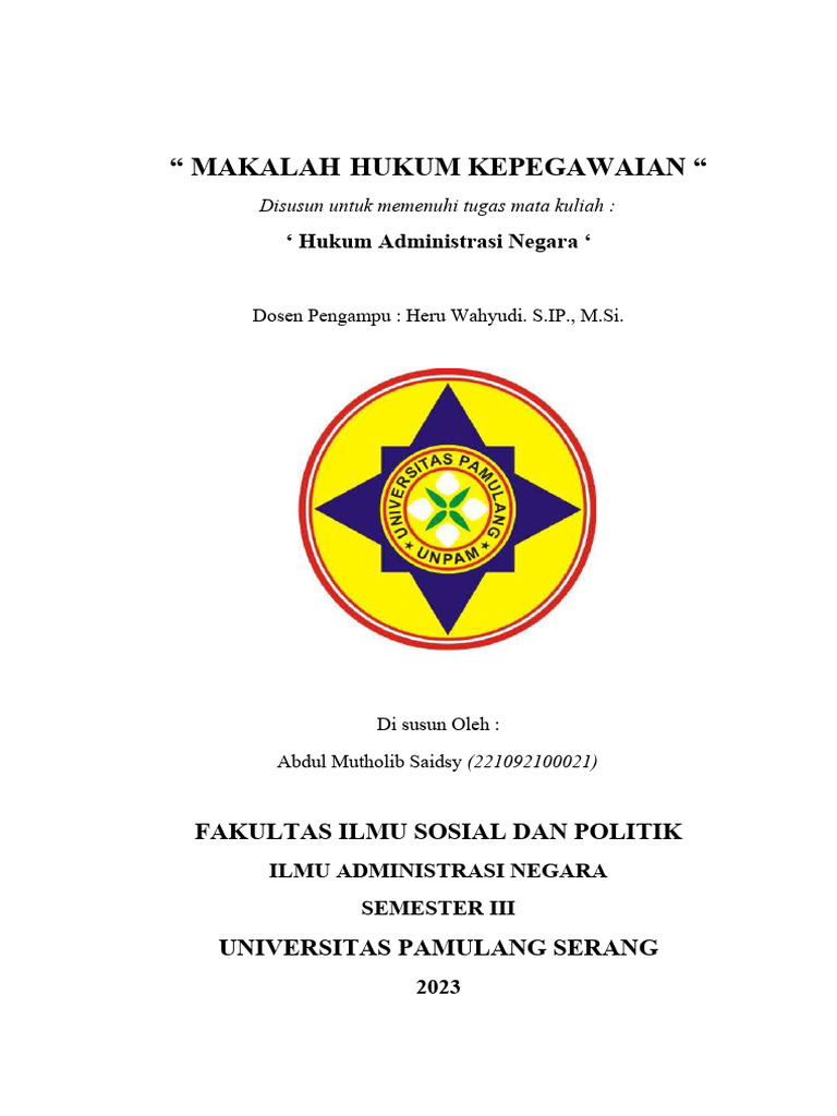 Tugas MK HAN | PDF