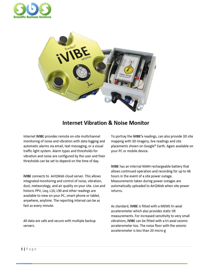 SBSiVIBEseismic MK | Download Free PDF | Accelerometer | Frequency