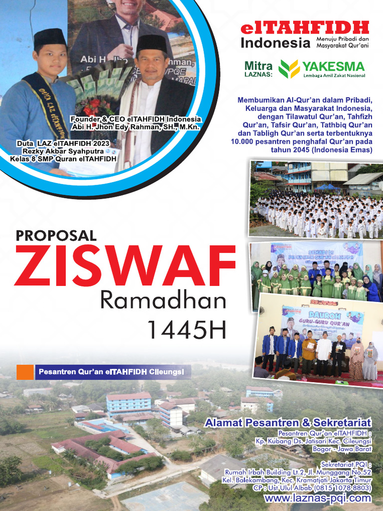Proposal Ziswaf Ramadhan 2024 | PDF