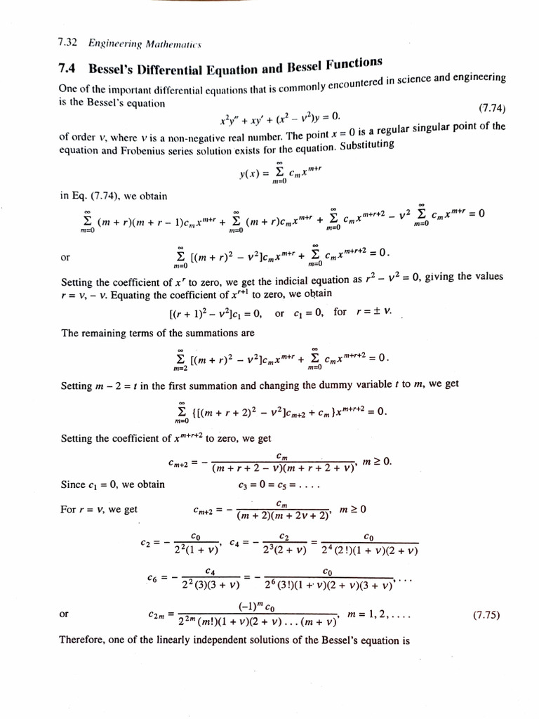 Bessel Functions | PDF