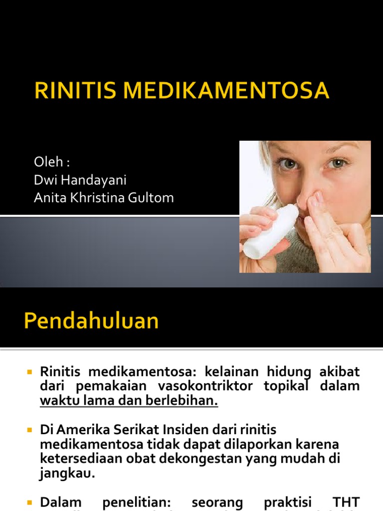 Rinitis Medikamentosa | PDF