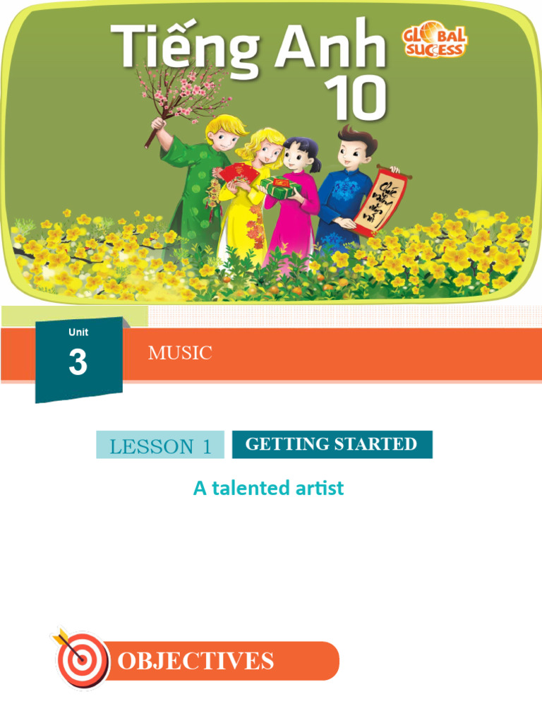 Anh 10 Global - Bài Giảng Điện Tử Unit 3 - Lesson 1 - Getting Started | PDF | Love Yourself