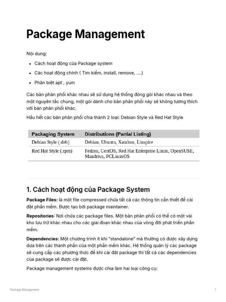 04 Package Management | PDF