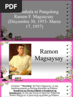 Patakaran at Programa Ni Pangulong Diosdado Macapagal | PDF