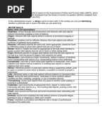 Scoring Tables For Allen Cognitive Level Screen Test | PDF
