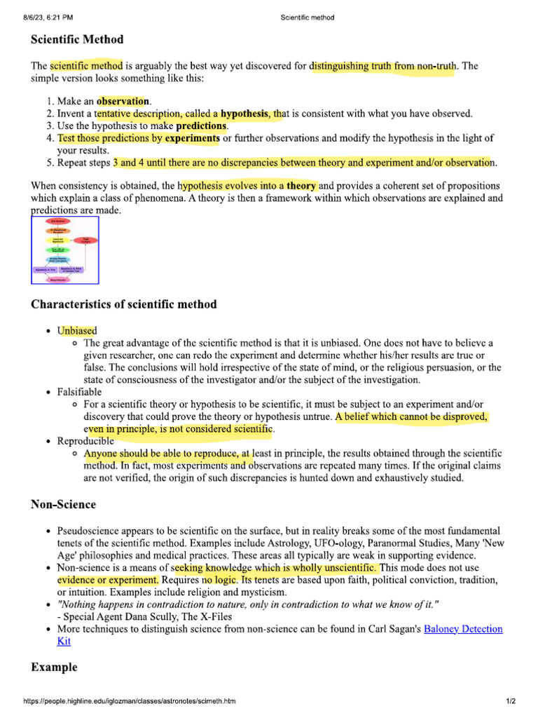 Scientific Method | PDF