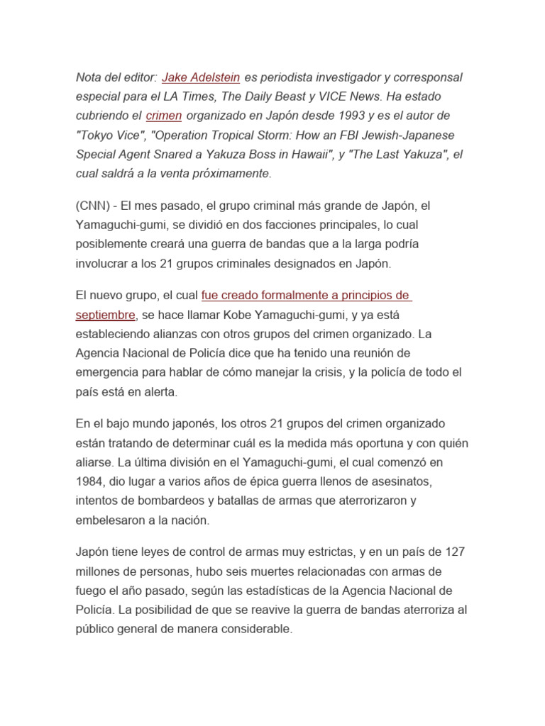 Nota Del Editor | PDF