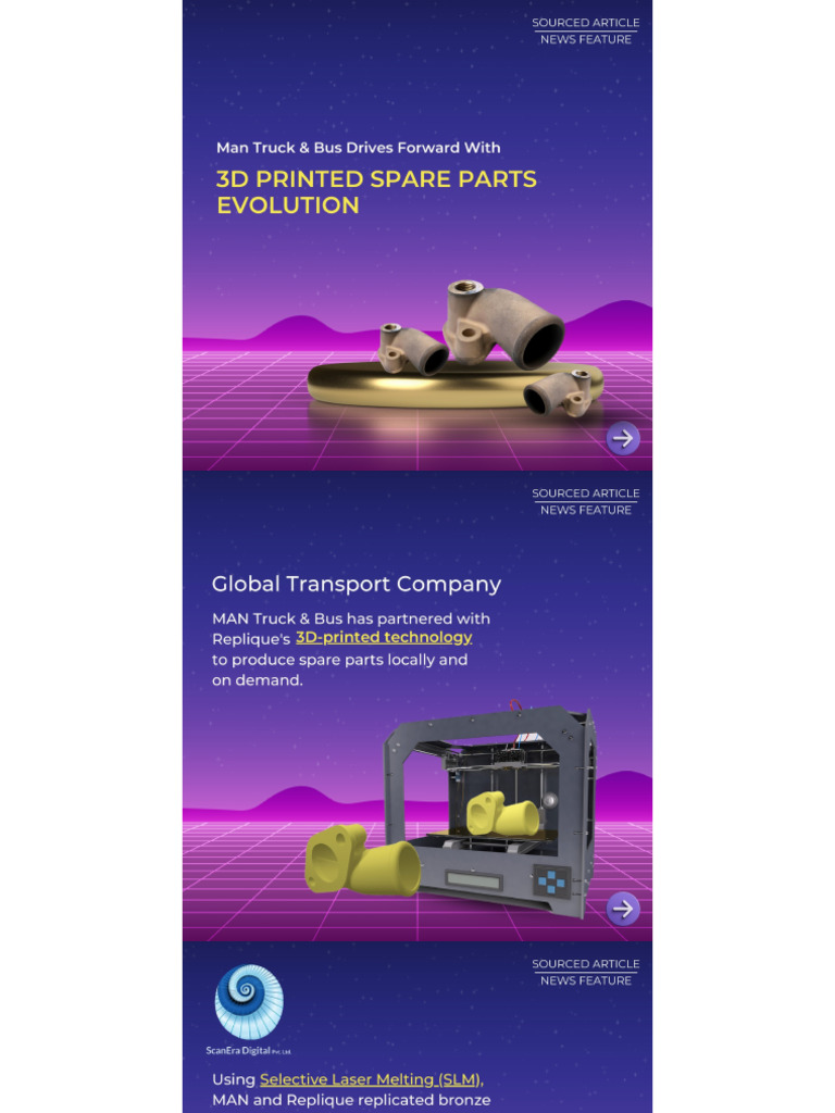 3D Printed Spare Parts Evolution | PDF