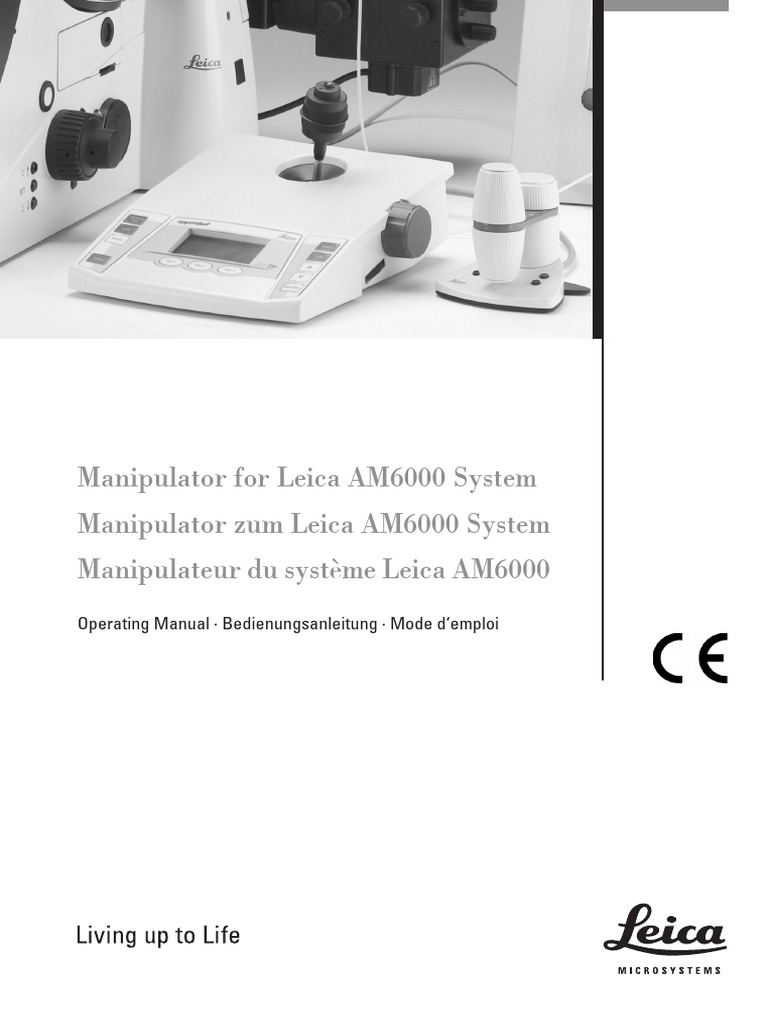 Instructions Leica AM6000 Manipulator de en FR | PDF