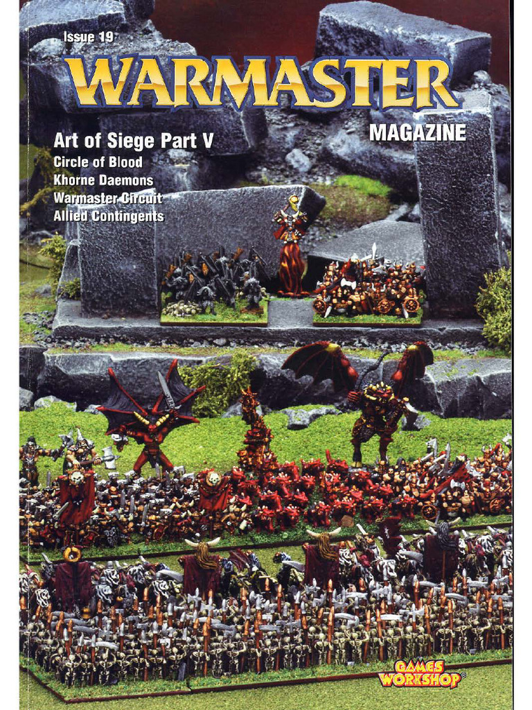 Warmaster Magazine #19 | PDF | Fantasy | Role Playing Games