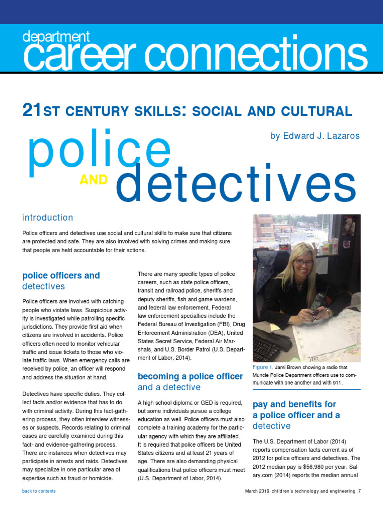 Police Officer and Detective Careers | PDF | Detective | Police
