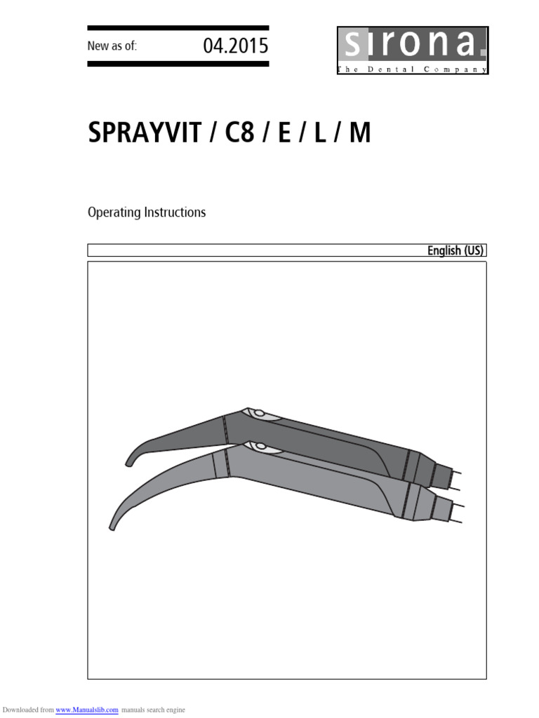 Operating Instructions for Sprayvit Syringes | PDF | Technology ...