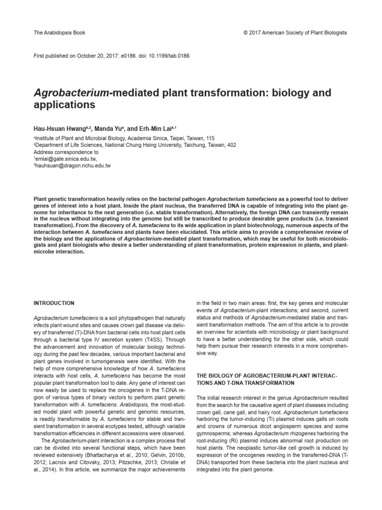 Tab 0186 | PDF | Transformation (Genetics) | Molecular Biology