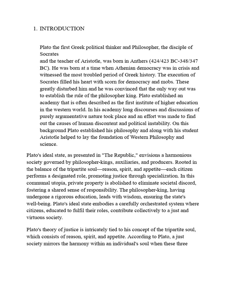 Plato | PDF | Politics