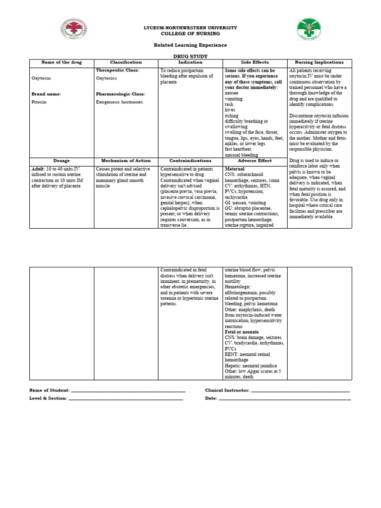 Drug Study Case Study | PDF | Childbirth | Glucocorticoid