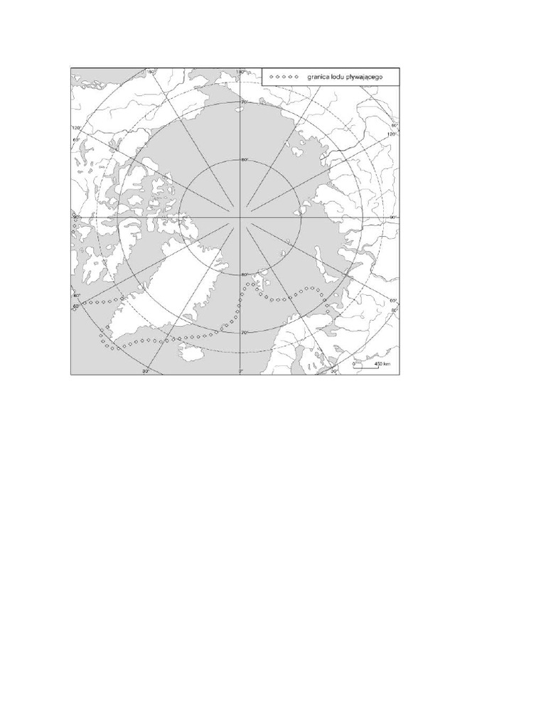Arktyka - Mapa Konturowa | PDF