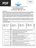 Aakash NEET 2024 Final Test Series | PDF | Chemistry | Applied And ...