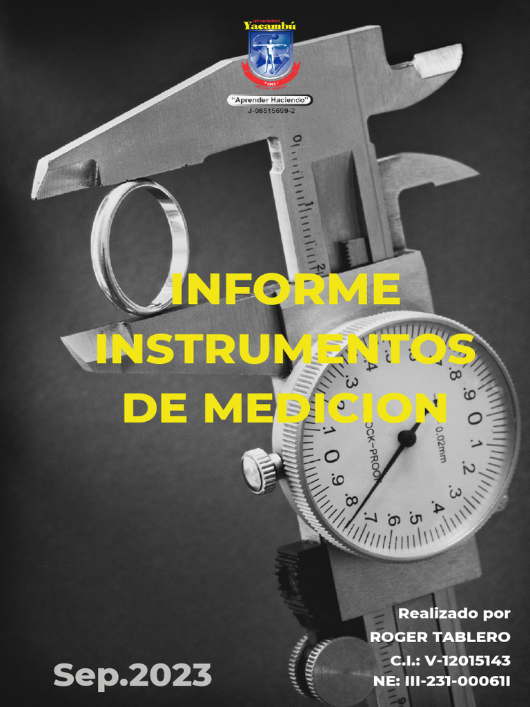 Trabajo Instrumentos de Medicion | PDF