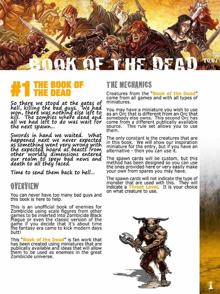 Book of The Dead - V0.7 | PDF