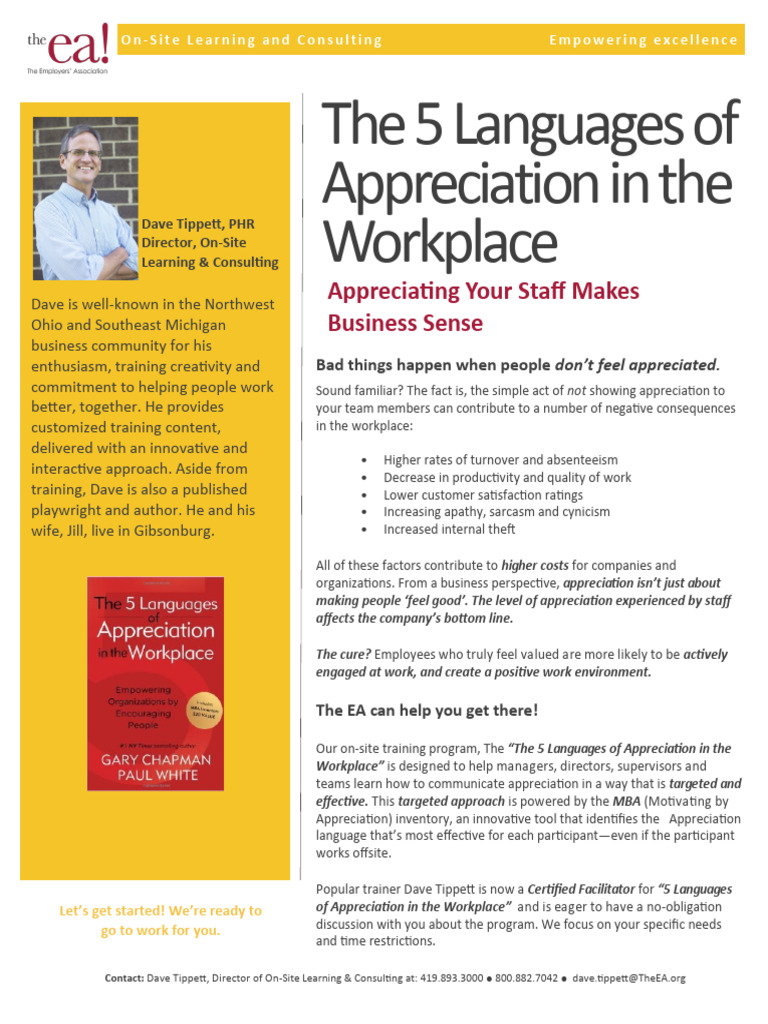 Boost Workplace Morale with Appreciation | PDF | Cognitive Science ...