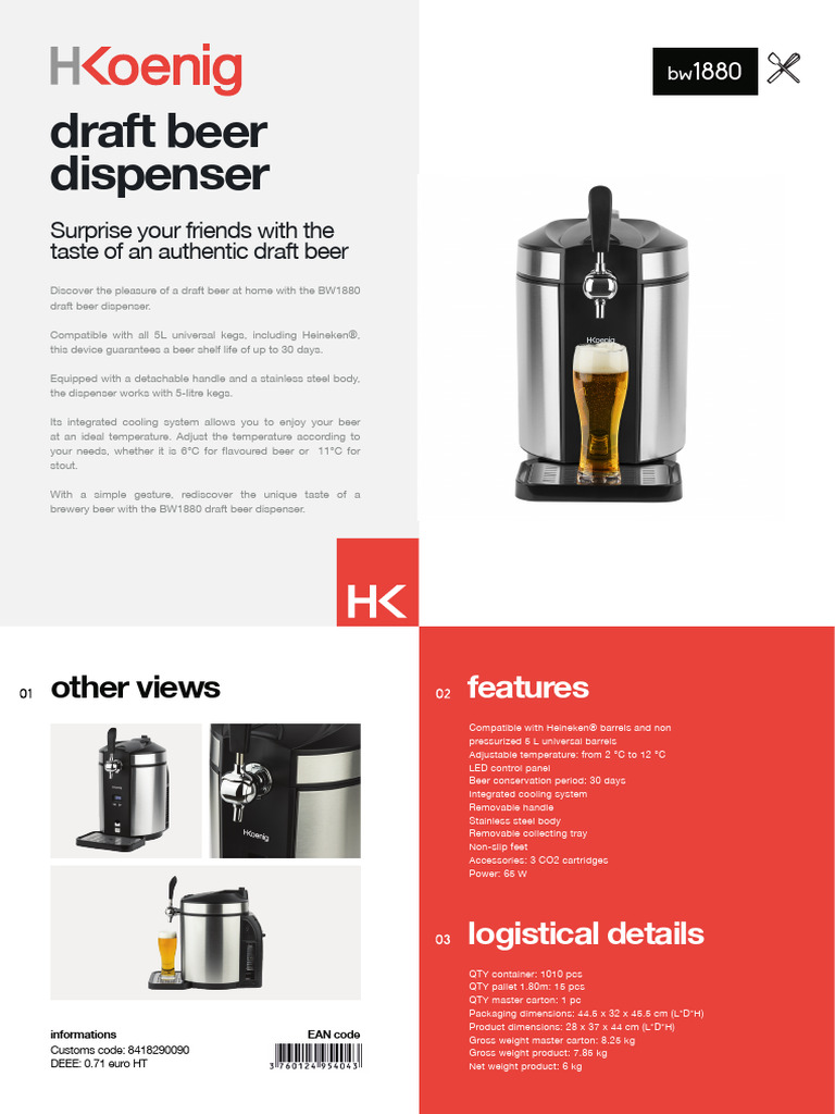 Ficheproduit BW1880 en | PDF | Beer | Alcoholic Drinks