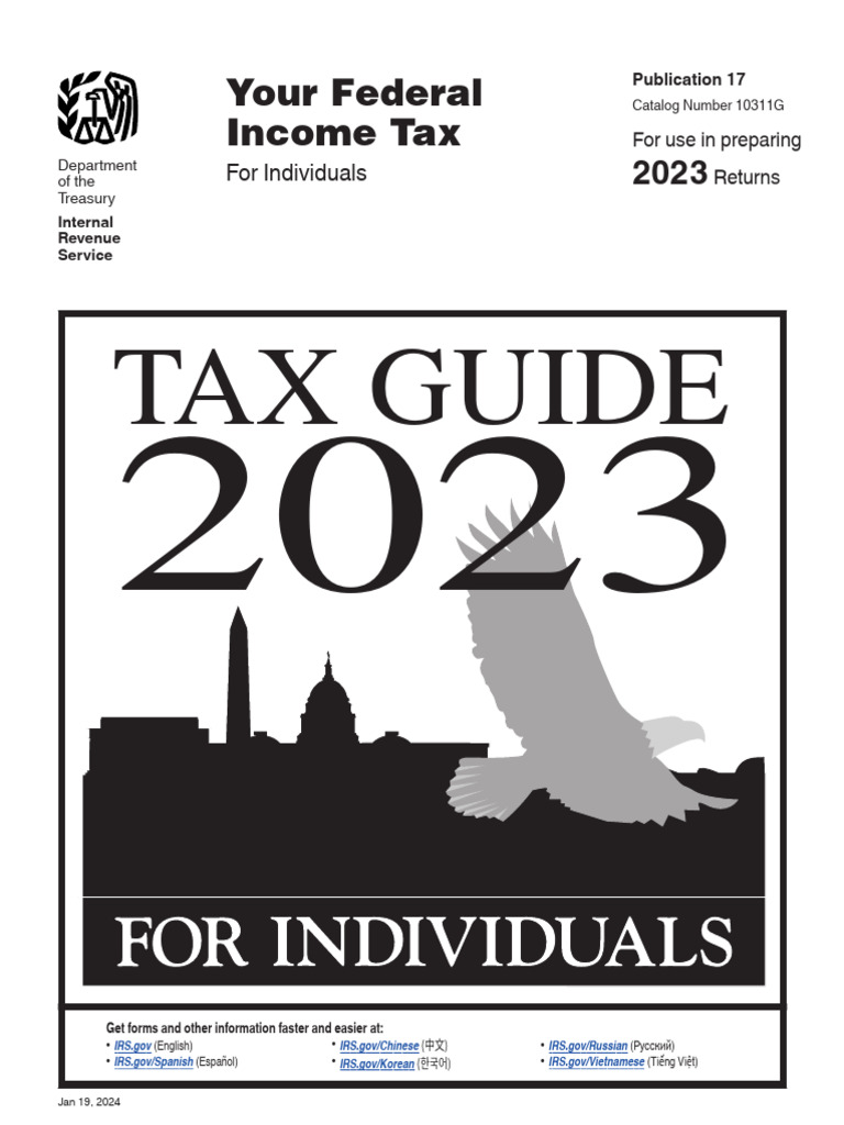 2023 IRS Federal Income Tax Guide | PDF | Internal Revenue Service ...